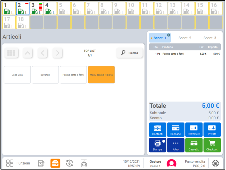 smartPOS | Touch: il nuovo gestionale per stazioni di servzio - Fortech
